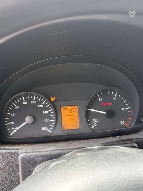 White Mercedes-Benz Sprinter 2015 in Vilnius, with an engine capacity of 2.20 L and mileage of 360 thousand km for 7700 €, photo 11 on AUTOMOTO.COM.LV
