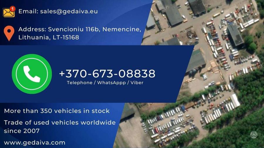 White Mercedes-Benz Sprinter 2015 in Vilnius, with an engine capacity of 2.14 L and mileage of 580 thousand km for 8349 €, photo 5 on AUTOMOTO.COM.LV