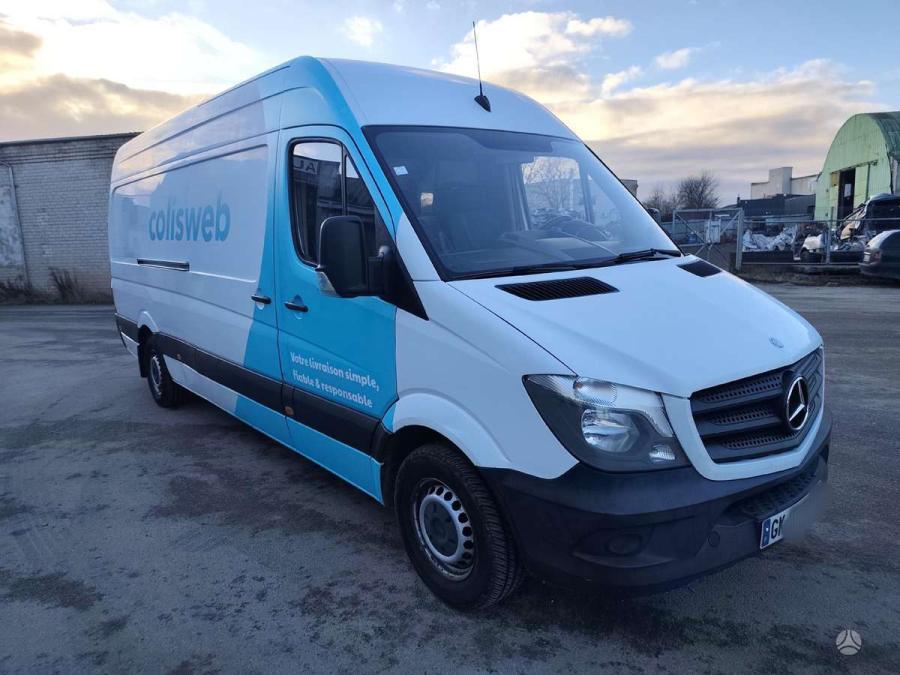 Balts Mercedes-Benz Sprinter 2016 Tauragė, ar dzinēja tilpumu 2.14 L un nobraukumu 322 tūkst. km par 8600 €, foto 2 vietnē AUTOMOTO.COM.LV