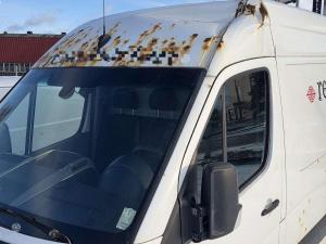 White Mercedes-Benz Sprinter 2016 in Marijampole, with an engine capacity of 2.14 L and mileage of 450 thousand km for 6200 €, photo 5 on AUTOMOTO.COM.LV