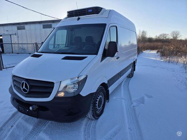 White Mercedes-Benz Sprinter 2016 in Siauliai, with an engine capacity of 2.20 L and mileage of 280 thousand km for 10900 €, photo 8 on AUTOMOTO.COM.LV