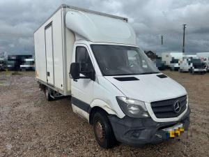 White Mercedes-Benz Sprinter 2016 in Taurage, with an engine capacity of 2.14 L and mileage of 360 thousand km for 2500 €, photo 5 on AUTOMOTO.COM.LV