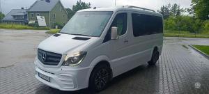 White Mercedes-Benz Sprinter 2016 in Plunge, with an engine capacity of 2.99 L and mileage of 583 thousand km for 19999 €, photo 3 on AUTOMOTO.COM.LV
