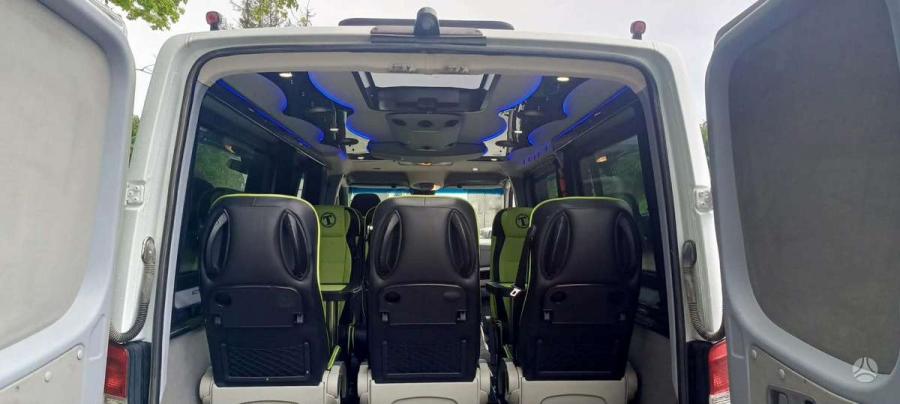 White Mercedes-Benz Sprinter 2016 in Plunge, with an engine capacity of 2.99 L and mileage of 583 thousand km for 19999 €, photo 12 on AUTOMOTO.COM.LV