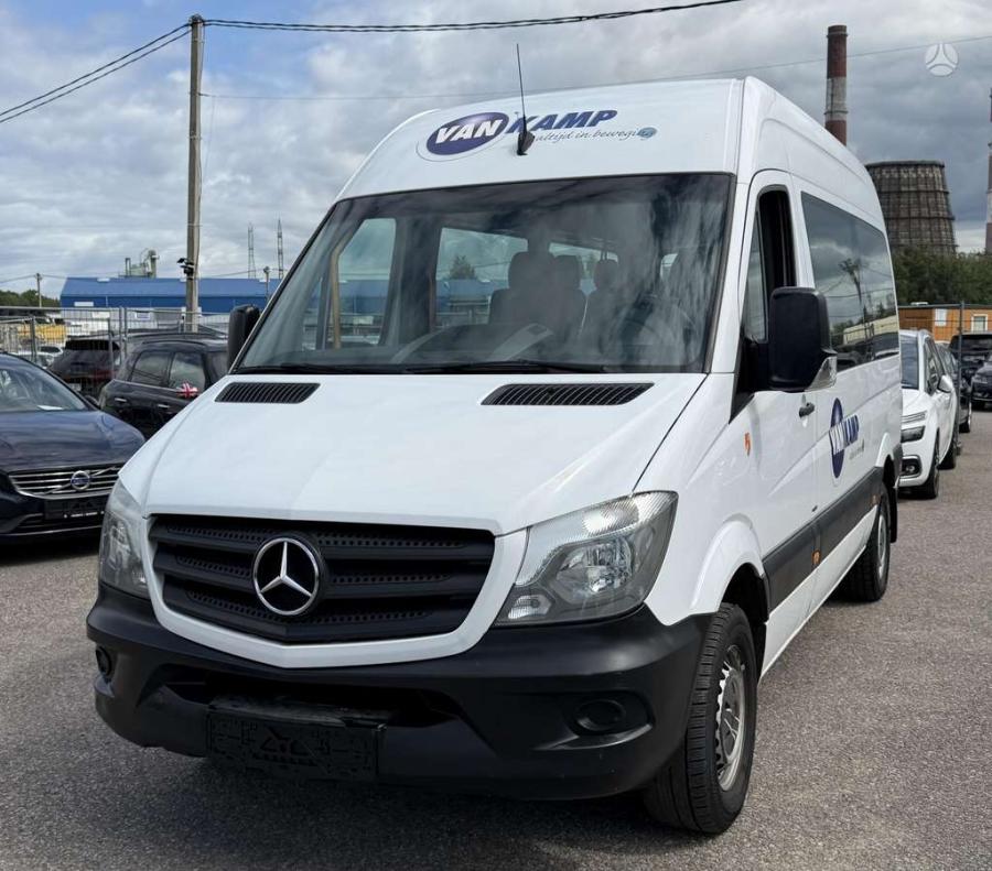 White Mercedes-Benz Sprinter 2016 in Kaunas, with an engine capacity of 2.14 L and mileage of 168 thousand km for 10900 €, photo 8 on AUTOMOTO.COM.LV
