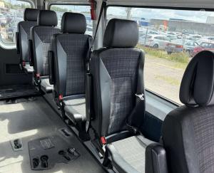 White Mercedes-Benz Sprinter 2016 in Kaunas, with an engine capacity of 2.14 L and mileage of 168 thousand km for 10900 €, photo 25 on AUTOMOTO.COM.LV