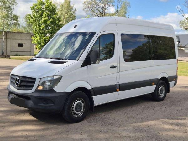 White Mercedes-Benz Sprinter 2016 in Taurage, with an engine capacity of 2.14 L and mileage of 320 thousand km for 8400 €, photo 1 on AUTOMOTO.COM.LV