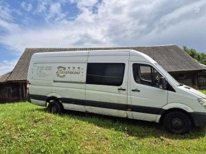 White Mercedes-Benz Sprinter 2016 in Moletai, with an engine capacity of 2.14 L and mileage of 580 thousand km for 2000 €, photo 5 on AUTOMOTO.COM.LV