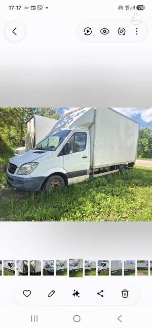 White Mercedes-Benz Sprinter 2016 in Moletai, with an engine capacity of 2.14 L and mileage of 580 thousand km for 2000 €, photo 9 on AUTOMOTO.COM.LV