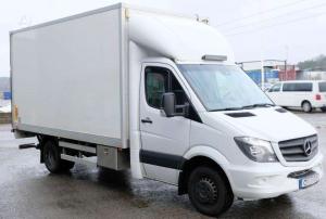 White Mercedes-Benz Sprinter 2017 in Siauliai, with an engine capacity of 3.00 L and mileage of 249 thousand km for 16200 €, photo 4 on AUTOMOTO.COM.LV
