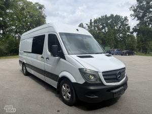 White Mercedes-Benz Sprinter 2017 in Kaunas, with an engine capacity of 2.20 L and mileage of 281 thousand km for 7600 €, photo  on AUTOMOTO.COM.LV