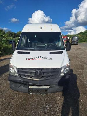 White Mercedes-Benz Sprinter 2017 in Taurage, with an engine capacity of 2.20 L and mileage of 241 thousand km for 7300 €, photo 5 on AUTOMOTO.COM.LV