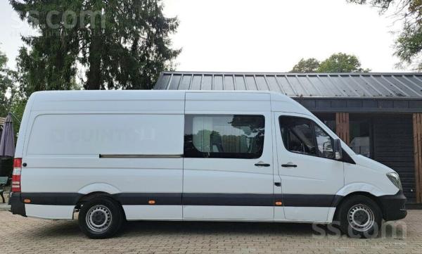 White Mercedes-Benz Sprinter 2017 in Riga, with an engine capacity of 2.20 L and mileage of 0 thousand km for 19723 €, photo 1 on AUTOMOTO.COM.LV