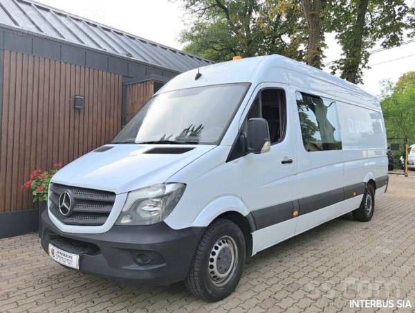 White Mercedes-Benz Sprinter 2017 in Riga, with an engine capacity of 2.20 L and mileage of 0 thousand km for 19723 €, photo 3 on AUTOMOTO.COM.LV