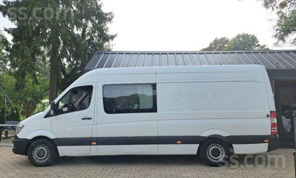 White Mercedes-Benz Sprinter 2017 in Riga, with an engine capacity of 2.20 L and mileage of 0 thousand km for 19723 €, photo 9 on AUTOMOTO.COM.LV