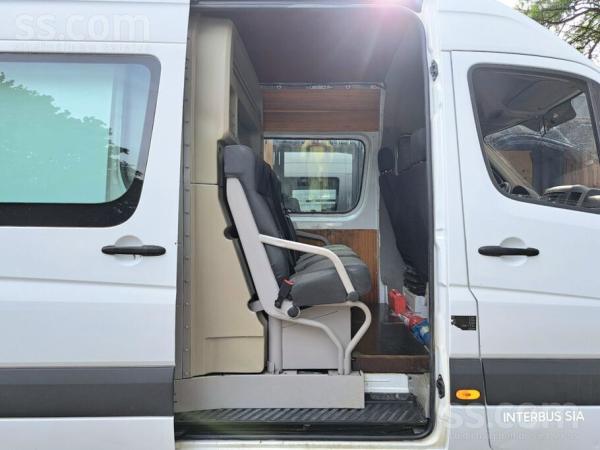 White Mercedes-Benz Sprinter 2017 in Riga, with an engine capacity of 2.20 L and mileage of 0 thousand km for 19723 €, photo 10 on AUTOMOTO.COM.LV