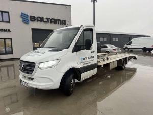 White Mercedes-Benz Sprinter 2018 in Klaipeda, with an engine capacity of 2.20 L and mileage of 244 thousand km for 36500 €, photo  on AUTOMOTO.COM.LV