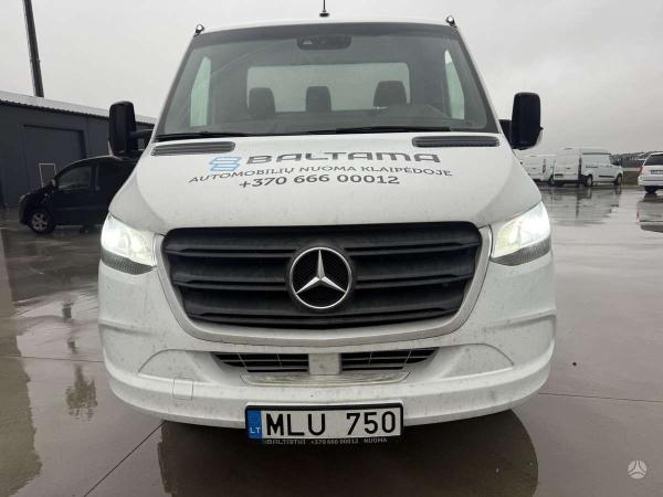 White Mercedes-Benz Sprinter 2018 in Klaipeda, with an engine capacity of 2.20 L and mileage of 244 thousand km for 36500 €, photo 2 on AUTOMOTO.COM.LV