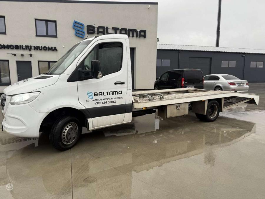 White Mercedes-Benz Sprinter 2018 in Klaipeda, with an engine capacity of 2.20 L and mileage of 244 thousand km for 36500 €, photo 13 on AUTOMOTO.COM.LV