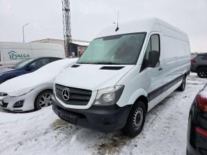 White Mercedes-Benz Sprinter 2018 in Siauliai, with an engine capacity of 2.14 L and mileage of 279 thousand km for 10900 €, photo 2 on AUTOMOTO.COM.LV