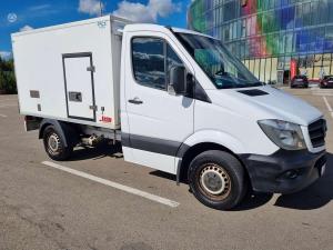 White Mercedes-Benz Sprinter 2018 in Siauliai, with an engine capacity of 2.14 L and mileage of 366 thousand km for 14200 €, photo  on AUTOMOTO.COM.LV
