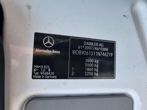 White Mercedes-Benz Sprinter 2018 in Siauliai, with an engine capacity of 2.14 L and mileage of 366 thousand km for 14200 €, photo 18 on AUTOMOTO.COM.LV