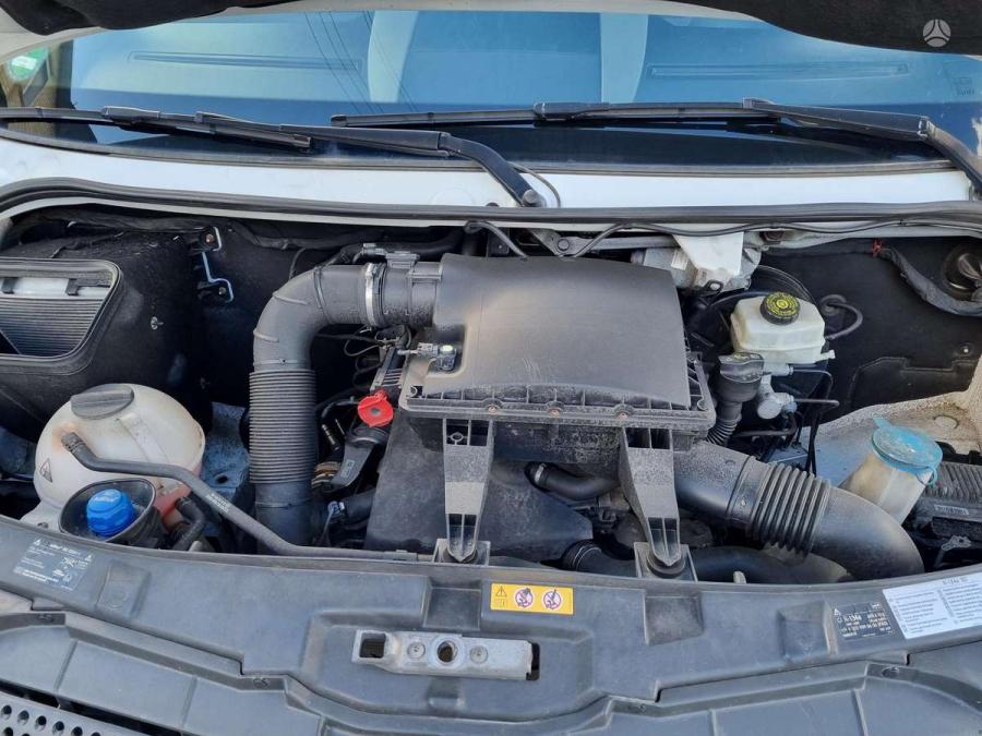 White Mercedes-Benz Sprinter 2018 in Siauliai, with an engine capacity of 2.14 L and mileage of 366 thousand km for 14200 €, photo 35 on AUTOMOTO.COM.LV
