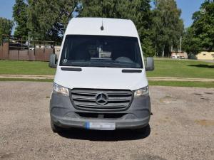 White Mercedes-Benz Sprinter 2018 in Taurage, with an engine capacity of 2.14 L and mileage of 414 thousand km for 16000 €, photo 4 on AUTOMOTO.COM.LV