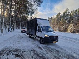 Белый Мерседес Спринтер 2019 в Таураге, объемом двигателя 2.14 л и пробегом 227 тыс. км за 16900 €, фото 2 на AUTOMOTO.COM.LV
