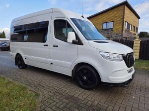 White Mercedes-Benz Sprinter 2019 in Kaunas, with an engine capacity of 2.20 L and mileage of 290 thousand km for 20500 €, photo 2 on AUTOMOTO.COM.LV