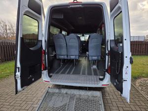 White Mercedes-Benz Sprinter 2019 in Kaunas, with an engine capacity of 2.20 L and mileage of 290 thousand km for 20500 €, photo 12 on AUTOMOTO.COM.LV