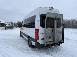 White Mercedes-Benz Sprinter 2019 in Kaunas, with an engine capacity of 2.14 L and mileage of 600 thousand km for 16900 €, photo 6 on AUTOMOTO.COM.LV