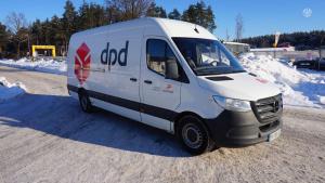 White Mercedes-Benz Sprinter 2019 in Vilnius, with an engine capacity of 2.14 L and mileage of 320 thousand km for 12900 €, photo 3 on AUTOMOTO.COM.LV