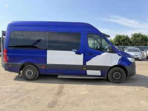 White Mercedes-Benz Sprinter 2019 in Kaunas, with an engine capacity of 2.14 L and mileage of 550 thousand km for 14500 €, photo 5 on AUTOMOTO.COM.LV