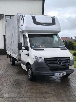 Balts Mercedes-Benz Sprinter 2019 Marijampole, ar dzinēja tilpumu 2.14 L un nobraukumu 460 tūkst. km par 12000 €, foto  vietnē AUTOMOTO.COM.LV