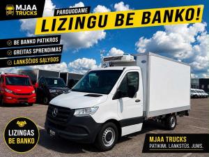White Mercedes-Benz Sprinter 2019 in Vilnius, with an engine capacity of 2.14 L and mileage of 203 thousand km for 17900 €, photo  on AUTOMOTO.COM.LV