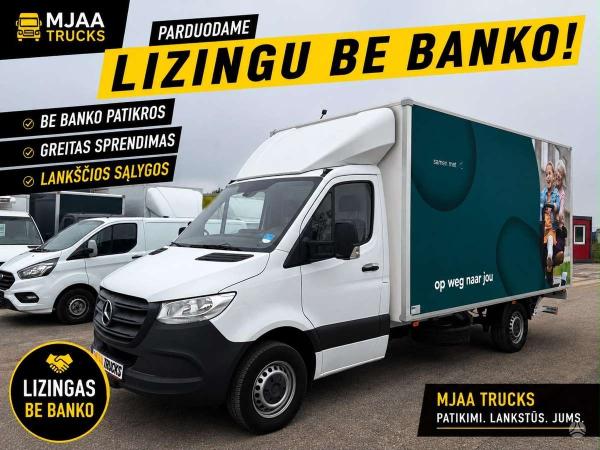 Balts Mercedes-Benz Sprinter 2019 Viļņa, ar dzinēja tilpumu 2.14 L un nobraukumu 193 tūkst. km par 19850 €, foto  vietnē AUTOMOTO.COM.LV