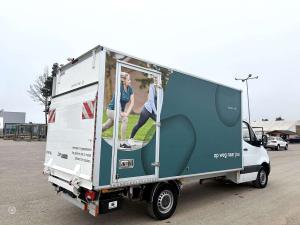 White Mercedes-Benz Sprinter 2019 in Vilnius, with an engine capacity of 2.14 L and mileage of 193 thousand km for 19850 €, photo 6 on AUTOMOTO.COM.LV