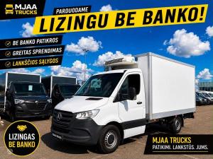 White Mercedes-Benz Sprinter 2019 in Vilnius, with an engine capacity of 2.14 L and mileage of 143 thousand km for 17900 €, photo  on AUTOMOTO.COM.LV