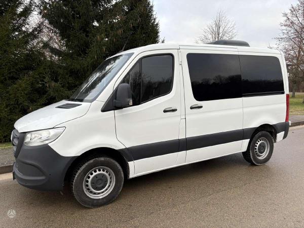 White Mercedes-Benz Sprinter 2020 in Vilnius, with an engine capacity of 2.14 L and mileage of 108 thousand km for 24500 €, photo 2 on AUTOMOTO.COM.LV