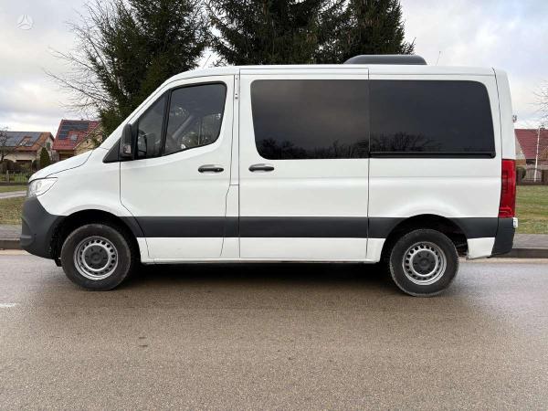 White Mercedes-Benz Sprinter 2020 in Vilnius, with an engine capacity of 2.14 L and mileage of 108 thousand km for 24500 €, photo 3 on AUTOMOTO.COM.LV