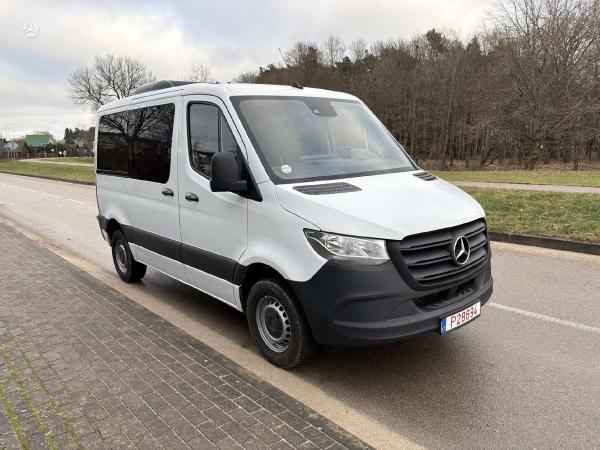White Mercedes-Benz Sprinter 2020 in Vilnius, with an engine capacity of 2.14 L and mileage of 108 thousand km for 24500 €, photo 7 on AUTOMOTO.COM.LV