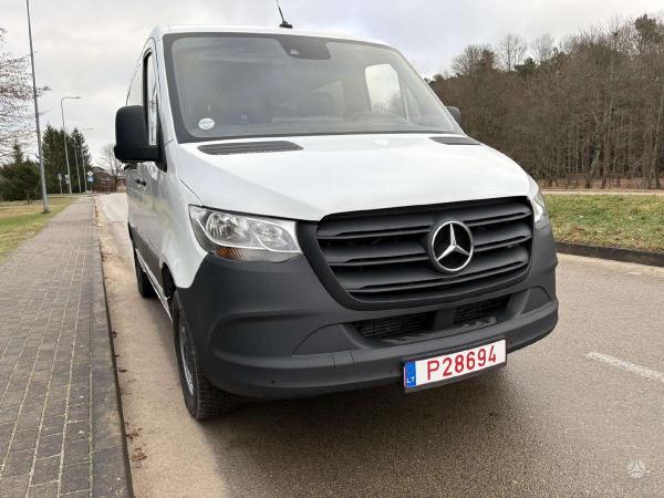 White Mercedes-Benz Sprinter 2020 in Vilnius, with an engine capacity of 2.14 L and mileage of 108 thousand km for 24500 €, photo 8 on AUTOMOTO.COM.LV