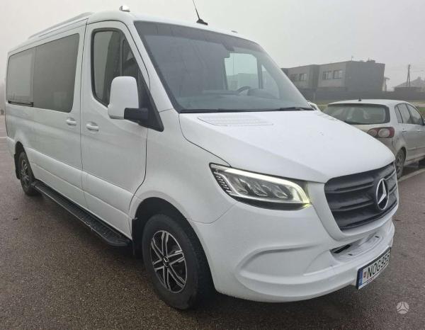 White Mercedes-Benz Sprinter 2020 in Kaunas, with an engine capacity of 3.00 L and mileage of 241 thousand km for 29300 €, photo 2 on AUTOMOTO.COM.LV