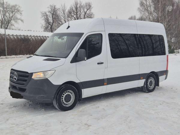 White Mercedes-Benz Sprinter 2020 in Taurage, with an engine capacity of 2.14 L and mileage of 280 thousand km for 17900 €, photo 1 on AUTOMOTO.COM.LV