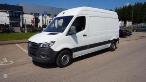 White Mercedes-Benz Sprinter 2020 in Vilnius, with an engine capacity of 2.14 L and mileage of 278 thousand km for 9950 €, photo  on AUTOMOTO.COM.LV