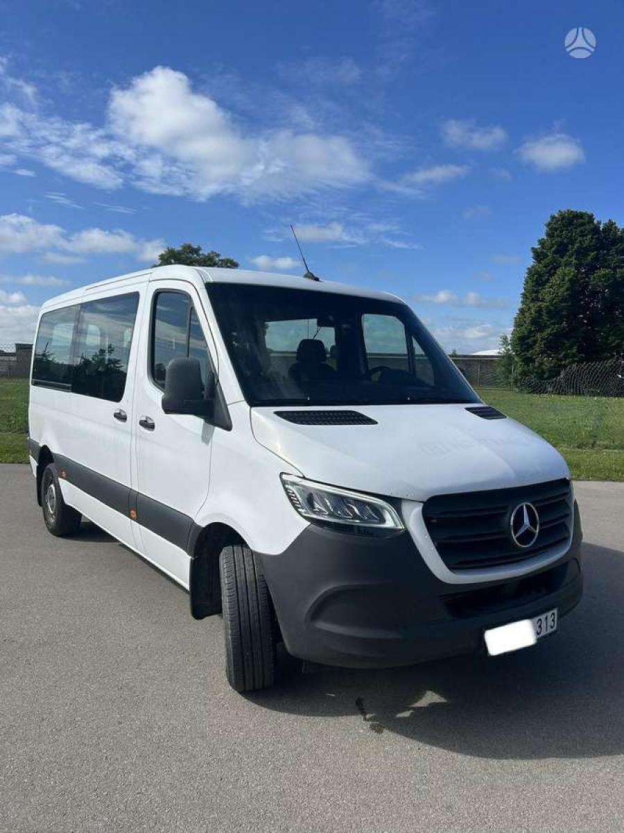 White Mercedes-Benz Sprinter 2020 in Kaunas, with an engine capacity of 3.00 L and mileage of 917 thousand km for 17980 €, photo 1 on AUTOMOTO.COM.LV