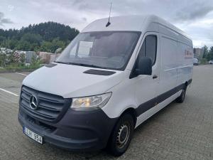 White Mercedes-Benz Sprinter 2020 in Vilnius, with an engine capacity of 2.14 L and mileage of 311 thousand km for 14036 €, photo 3 on AUTOMOTO.COM.LV