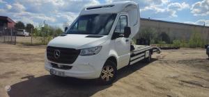 White Mercedes-Benz Sprinter 2020 in Telschi, with an engine capacity of 3.00 L and mileage of 690 thousand km for 21500 €, photo 3 on AUTOMOTO.COM.LV