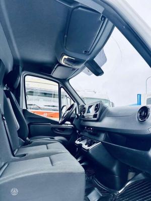White Mercedes-Benz Sprinter 2021 in Vilnius, with an engine capacity of 2.14 L and mileage of 107 thousand km for 23900 €, photo 16 on AUTOMOTO.COM.LV